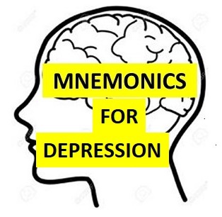 Mnemonics for diagnosis of depression